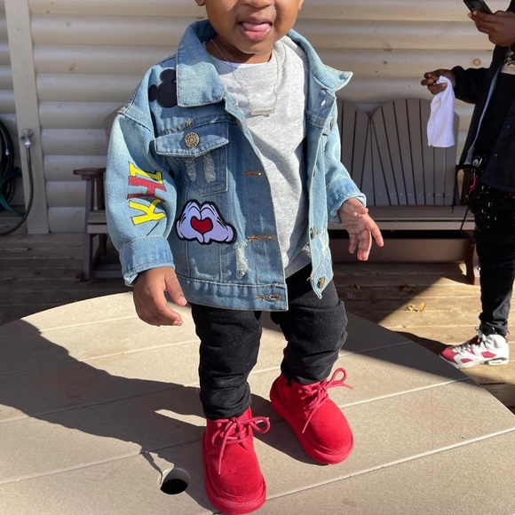 Jackets & Coats | Custom Kids Character Denim Jacket | Poshmark